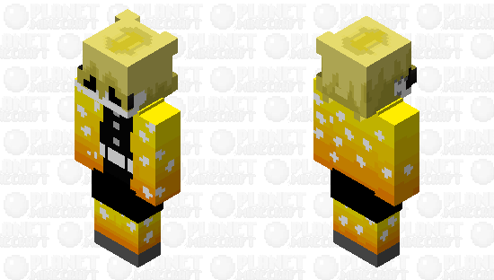 Zenitsu||Demon slayer Minecraft Skin