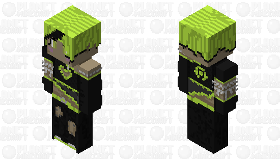 nuclear girl Minecraft Skin