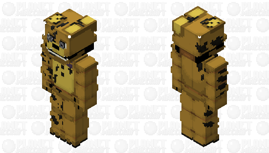 the yellow rabbit / movie springbonnie Minecraft Skin