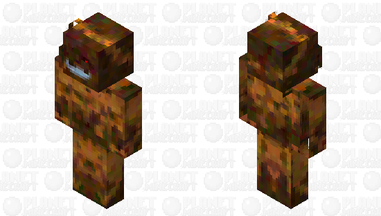 woah it's burning Minecraft Skin