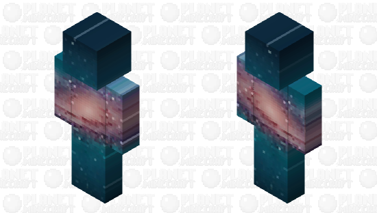 Andromeda galaxy Minecraft Skin