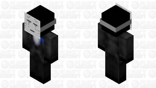 Ghast Mask Wth Suit Minecraft Skin