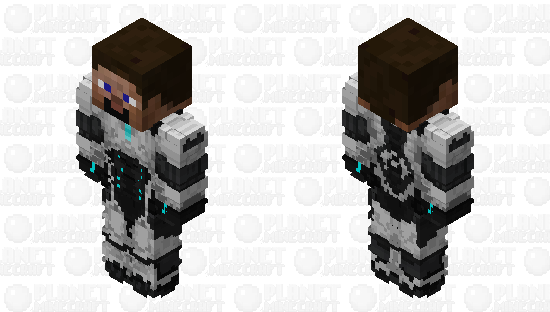 Steve Cyborg Minecraft Skin