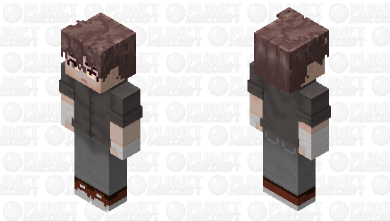 DDLC MC/Protagonist/the player, from DDLC+ Minecraft Skin