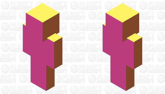 Colour Coded Base Skin - Overlay + Base (128) Minecraft Skin