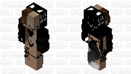 Black version of spider Minecraft Skin