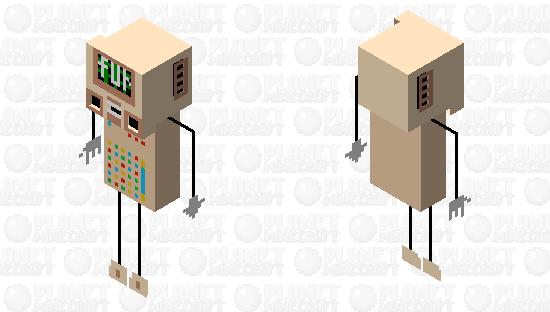 colin the computer (computer guy) Minecraft Skin