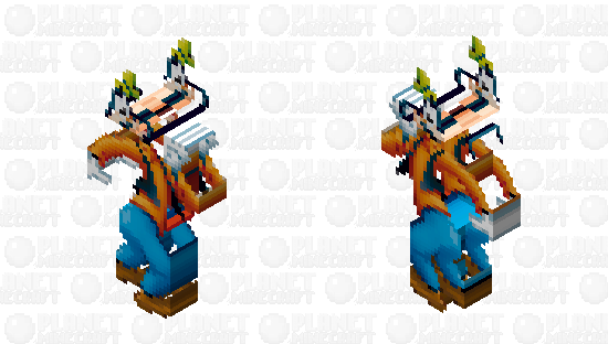 Goofy From Mickey Mouse Minecraft Skin
