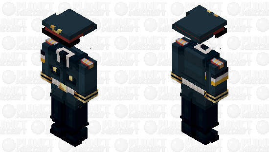 Kriegsmarshal - Thuliarian Army Dress Uniform Female Minecraft Skin