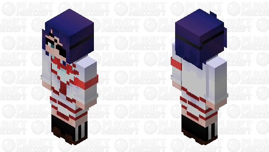 Aoi Ryukogu yandere simulator Minecraft Skin