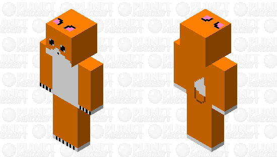 a fox Minecraft Skin