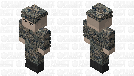 US4CES Experimental Soldier Army (Kitted) Minecraft Skin