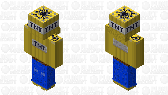 Gold TNT Minecraft Skin