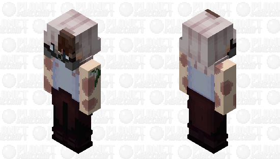 Bagi Explosiva (Máscara) (Cicatrizes HD) (Tatuagem) Minecraft Skin