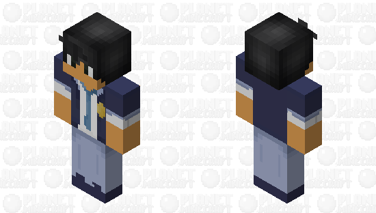 Aaron School Uniform (hd) Minecraft Skin