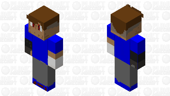 Blue shirt Minecraft Skin