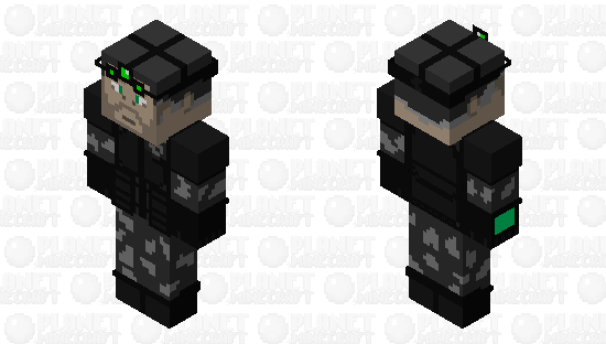 Sam Fisher (Tom Clancy's Splinter Cell)HD Minecraft Skin