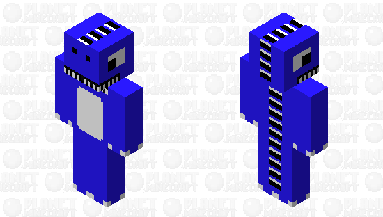 Nightmare dinossauro azul Minecraft Skin