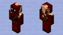 Deadpool un a white uni Minecraft Skin
