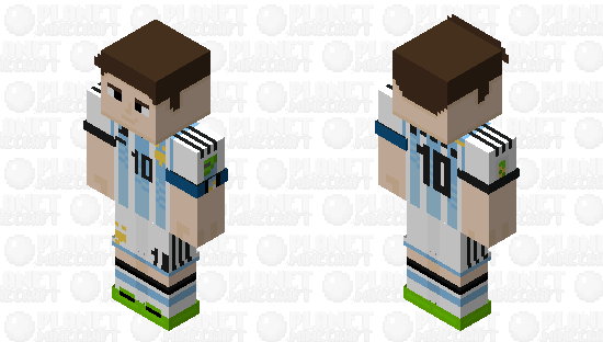 Lionel Messi (Argentina World Cup Brasil 2014) Minecraft Skin