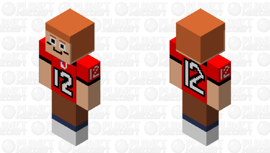 Tampa Bay Buccaneers - Tom Brady Minecraft Skin