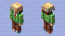 Headless esh hive treasure Wars hat gold Minecraft Skin