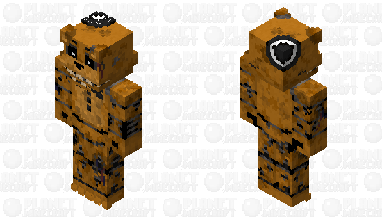 Withered Golden Freddy renewed Minecraft Skin