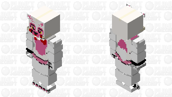 Stylized Toy Foxy Original Prototype Skin Minecraft Skin