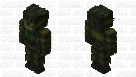 FNaF: 3 - Springtrap / William Afton (STYLIZED - 128x128 HD) Minecraft Skin