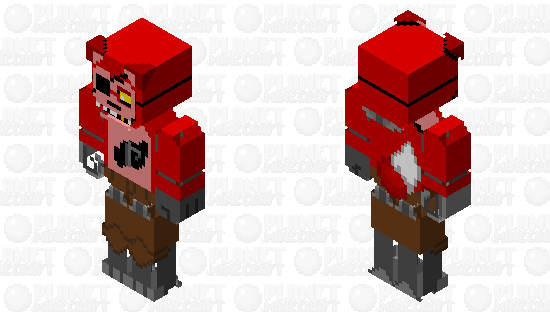 FNAF-Foxy Minecraft Skin