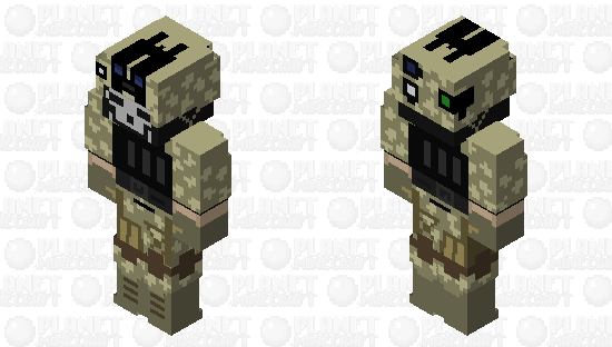 Ghost call of duty Minecraft skin Minecraft Skin