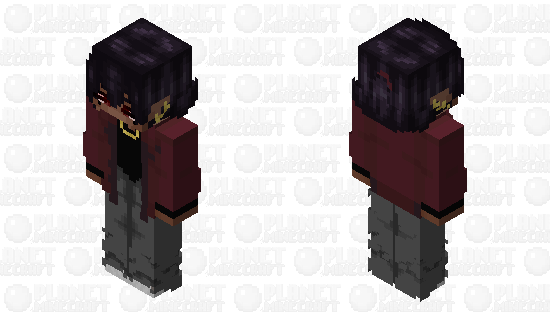 Moth but with short ponytail Minecraft Skin