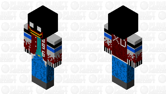 AML-896 Mouth open claws Minecraft Skin