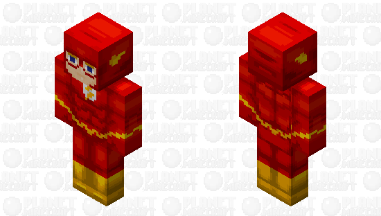 HD The Flash Minecraft Skin