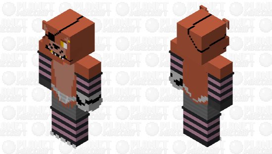 Femboy foxy Minecraft Skin