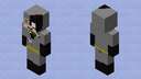 skeleton bee/robot bee Minecraft Skin