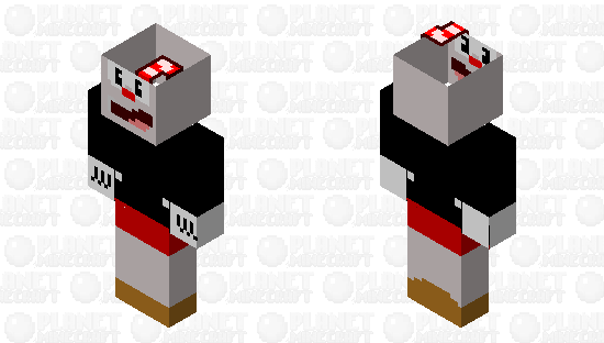 Cuphead V2 Minecraft Skin