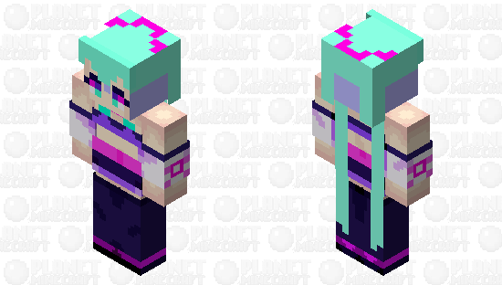「requested realclass High Quality」muse dash miku Minecraft Skin