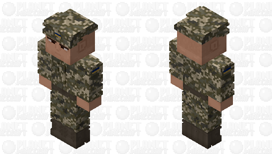 Soldier Invasion Ukraine Minecraft Skin