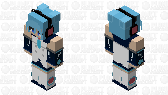 Space Hatsune Miku? Minecraft Skin