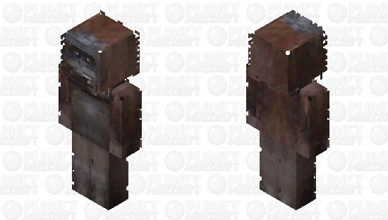 Red Orangutan Minecraft Skin