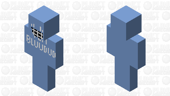 Bluudud [Bluudude] (Original appearance) Forsaken Roblox Minecraft Skin
