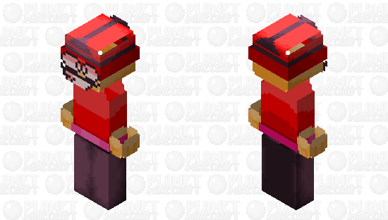 Bambox FNF Minecraft Skin