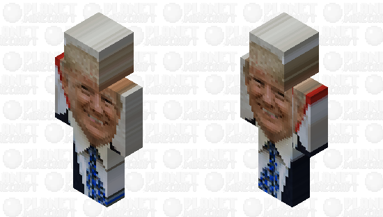 Donald Trump by IronPls x128. Bedrock only! Minecraft Skin