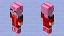 Orochi Amy Sonic The Hedgehog x King Of Fighters Minecraft Skin