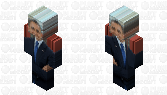 Barack Obama by IronPlsx128 BEDROCK ONLY Minecraft Skin