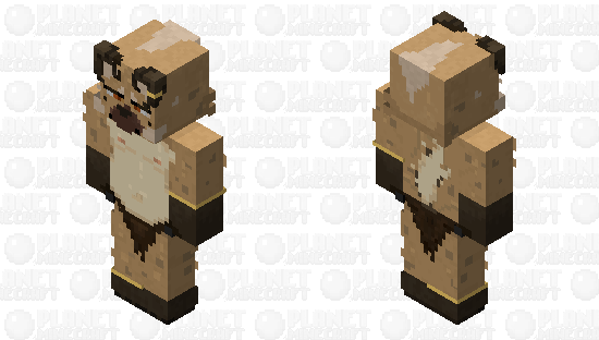 furry hyena Minecraft Skin