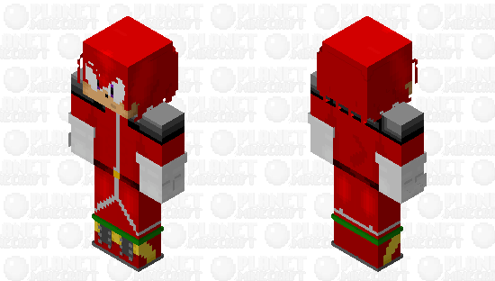 Orochi Knuckles Sonic The Hedgehog x King Of Fighters Minecraft Skin