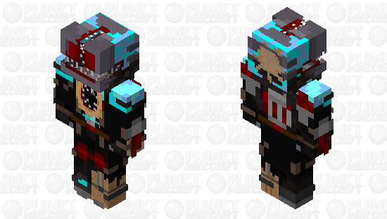 Zombie Diamond Titan Computerman Minecraft Skin