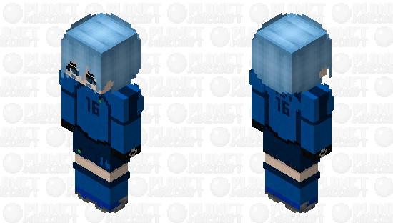 Yo hiori/Blue lock Minecraft Skin
